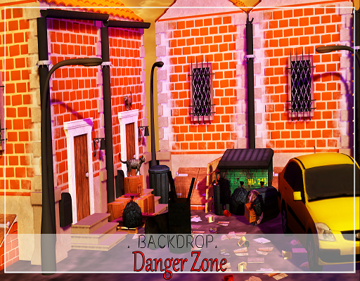 Second Life Marketplace Crystal Danger Zone Backdrop